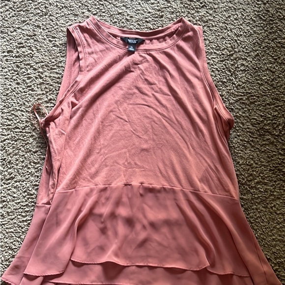 Simply Vera Vera Wang | Tops | Simply Vera Vera Wang Pink Asymmetrical ...